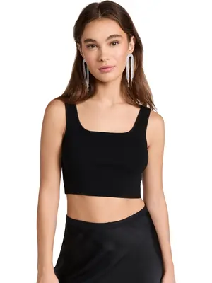 APIECE APART Apiece Apart Ilia Crop Top Black
