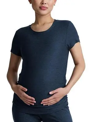 Beyond Yoga On The Down Low Maternity Top - Nocturnal