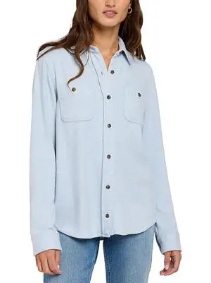 Faherty Brand Faherty Legend Shirt Ice Blue Twill