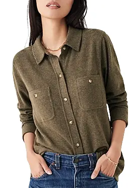 Faherty Brand Faherty Legend Shirt Olive