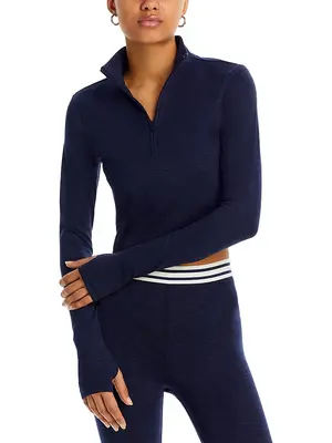 Splits59 Splits59 Stevie Cropped Sweatshirt Indigo