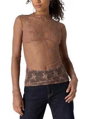Free People Lady Lux Layering Top - Chocolate