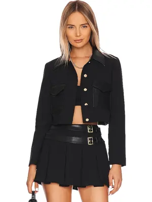 Amanda Uprichard Sanders Jacket - Black