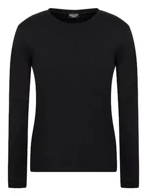 Giorgio Armani Pure Cashmere Interlock Jumper - Black