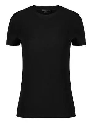 Giorgio Armani Cashmere T-shirt - Black