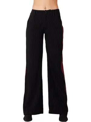 SIWY OUTLET Adam Wide Leg Trousers - Stripe