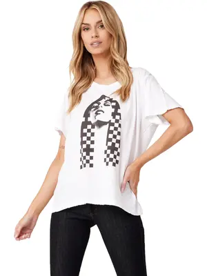 SIWY OUTLET Madison Graphic Tee - White
