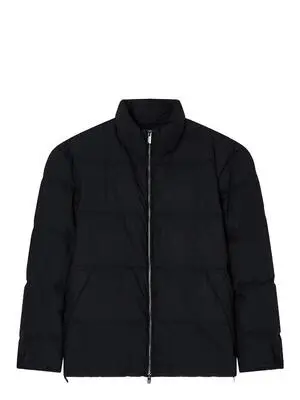 Emporio Armani Quilted Nylon Puffer Jacket - Black