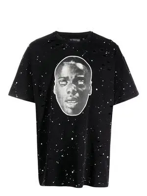 MOSTLY HEARD RARELY SEEN Ge Out Paint-splatter T-shirt