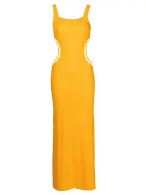 Solid & Striped The Lola Cut-out Dress - Orange