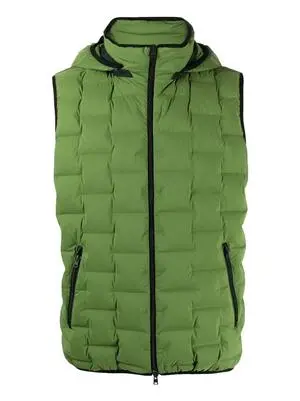 HERNO Detachable Hood Padded Gilet