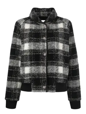 WOOLRICH Woolrich Gentry Check-Print Bomber Jacket