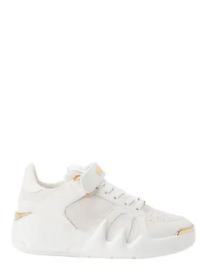 GIUSEPPE ZANOTTI Talon Touch-strap High-top Sneakers - White