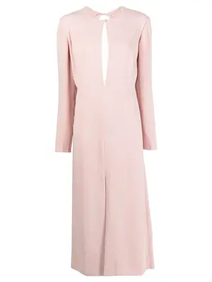 Costarellos Open Back Evening Dress - Pink