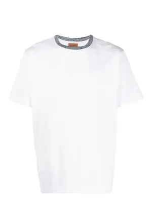 Missoni Contrasting-neckline Detail T-shirt - White
