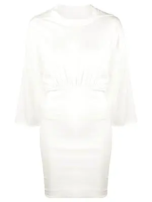 Rick Owens Tommy Cinched-waist Dress - White