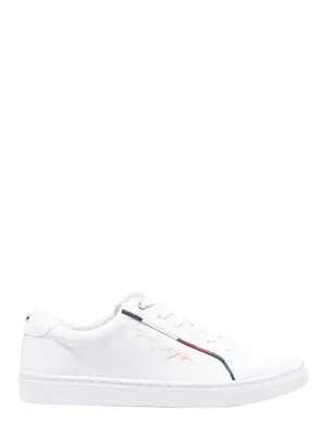 Tommy Hilfiger Logo-print Low-top Sneakers - White