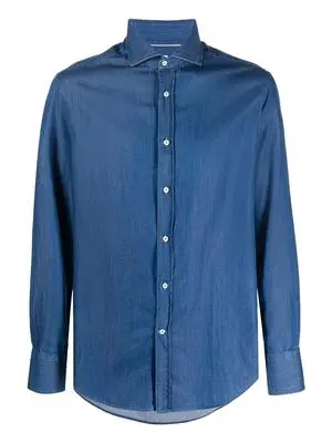 Brunello Cucinelli Long-sleeve Denim Shirt - Blue