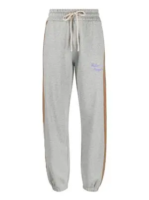 Palm Angels Logo-embroidered Track Pants - Grey