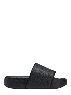 Y3 Pebbled Open-toe Slides - Black