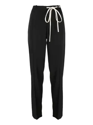 Sara Lanzi Drawstring Trousers - Black