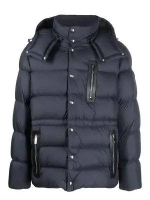 Moncler Padded Hooded Jacket - Blue