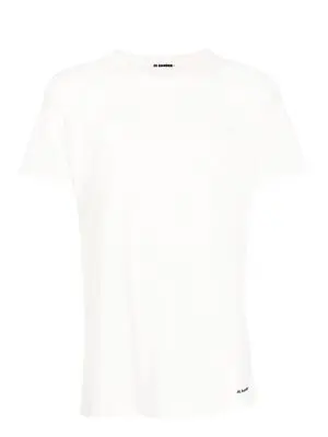 JIL SANDER Crew-neck Fitted T-shirt - White