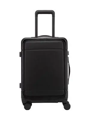CALPAK 22-inch Front Pocket Carry-on Suitcase - Black