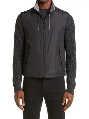Zegna Zephyr Reversible Vest - Black