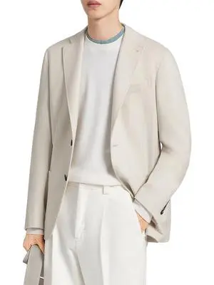 ZEGNA ZEGNA Deconstructed Oasi Cashmere Sport Coat