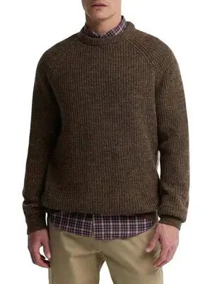 Barbour Horseford Wool Crewneck Sweater - Camel