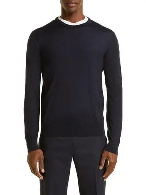 Zegna Cashseta Cashmere & Silk Sweater - Navy