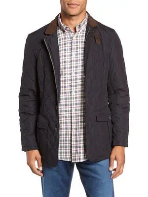 Barbour Lutz Quilted Jacket - Navy