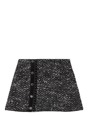 Moncler Bouclé Mini Skirt - Black