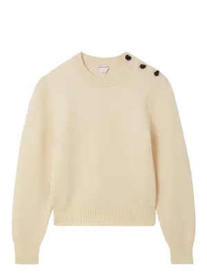 Bottega Veneta Wool Knit Sweater - Cream