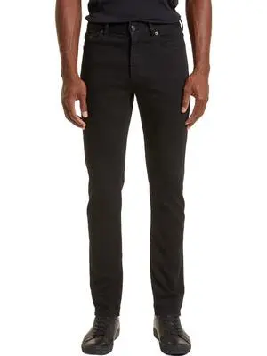 Zegna City Fit Stretch Denim Jeans - Black
