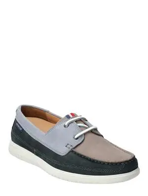 Mephisto Mephisto Trevis Boat Shoe Deep Blue Mix