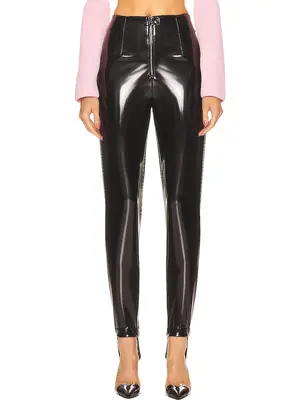 Alaïa Stirrup Pant In Black - Noir