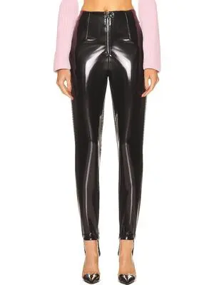 Alaïa Stirrup Pant In Black - Noir