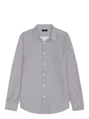 Theory Sylvain Structure Knit Shirt - White