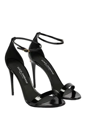Dolce & Gabbana Leather Sandals - Black