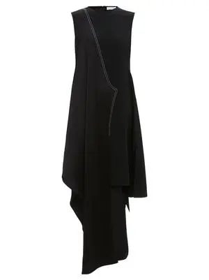 JW Anderson Sleeveless Asymmetric Dress - Black