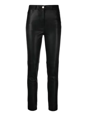 BLANCA VITA Blanca Vita Faux Leather Trousers