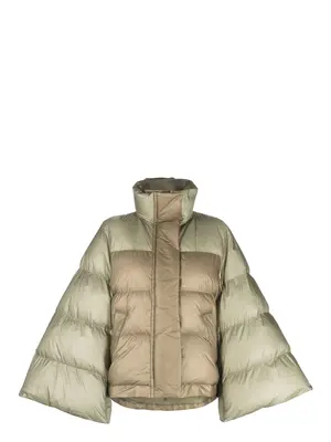 Sacai Bell Sleeve Puffer Jacket - Green