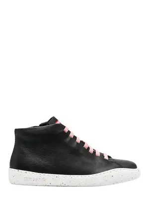 Camper High-top Leather Sneakers - Black