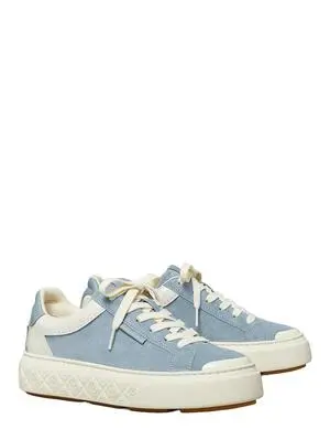 Tory Burch Ladybug Sneaker Aria Blue/new Ivory/aria Blue