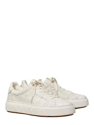 Tory Burch Ladybug Sneaker Titanium White/lace