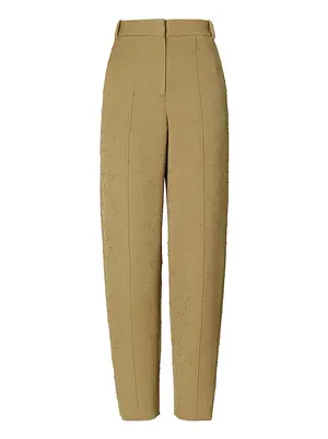 Tory Burch Wool Pant Ash Green