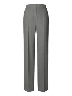 Tory Burch Wool Pant - Dark Gray Melange