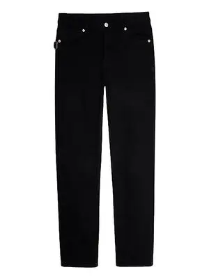 Zadig&Voltaire Boyfit Cropped-leg Jeans - Noir